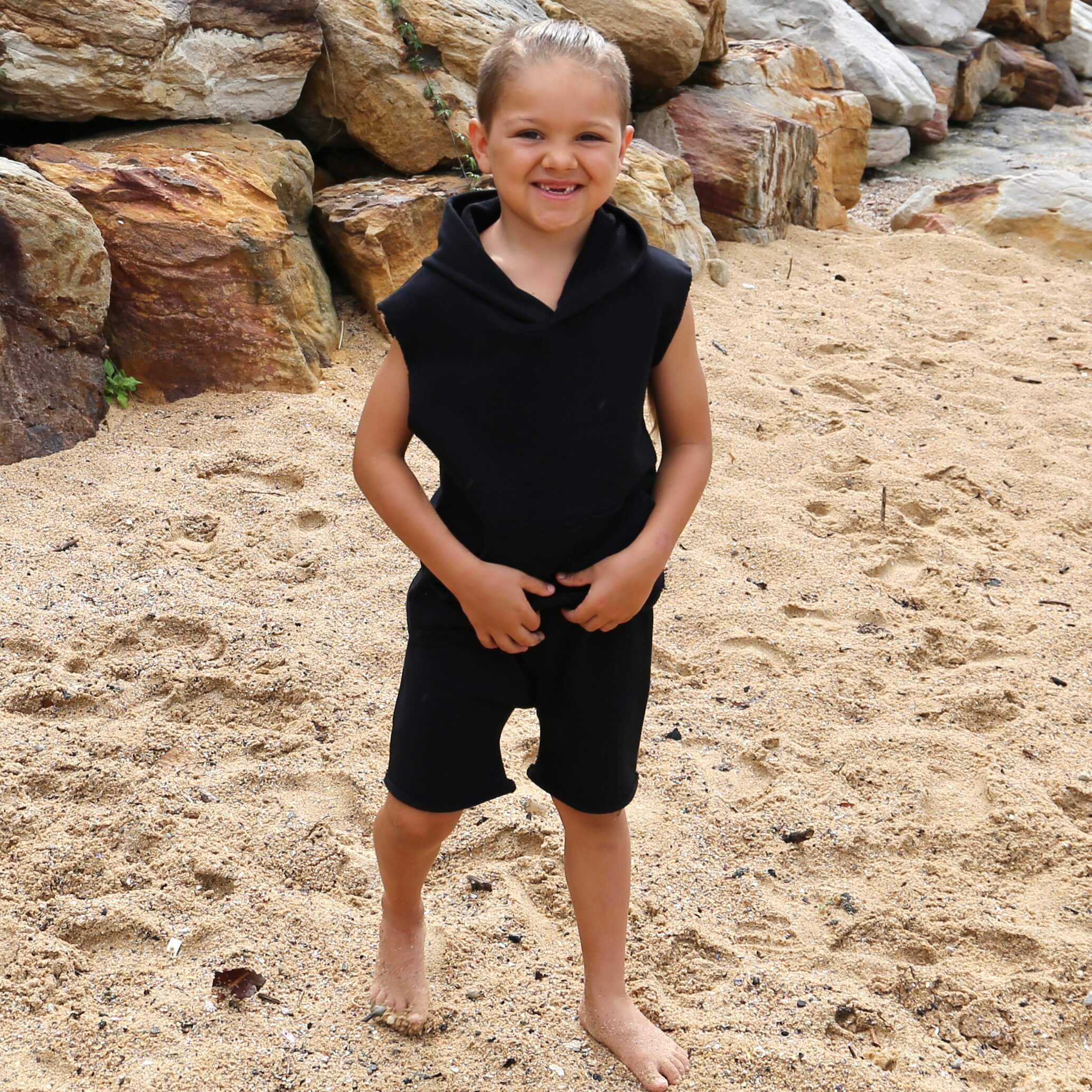 Sleeveless Hoodie & Short Set – Bailey & Boo Clothing
